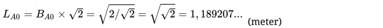 International paper sizes. The ISO 216 A, B, C-standard.